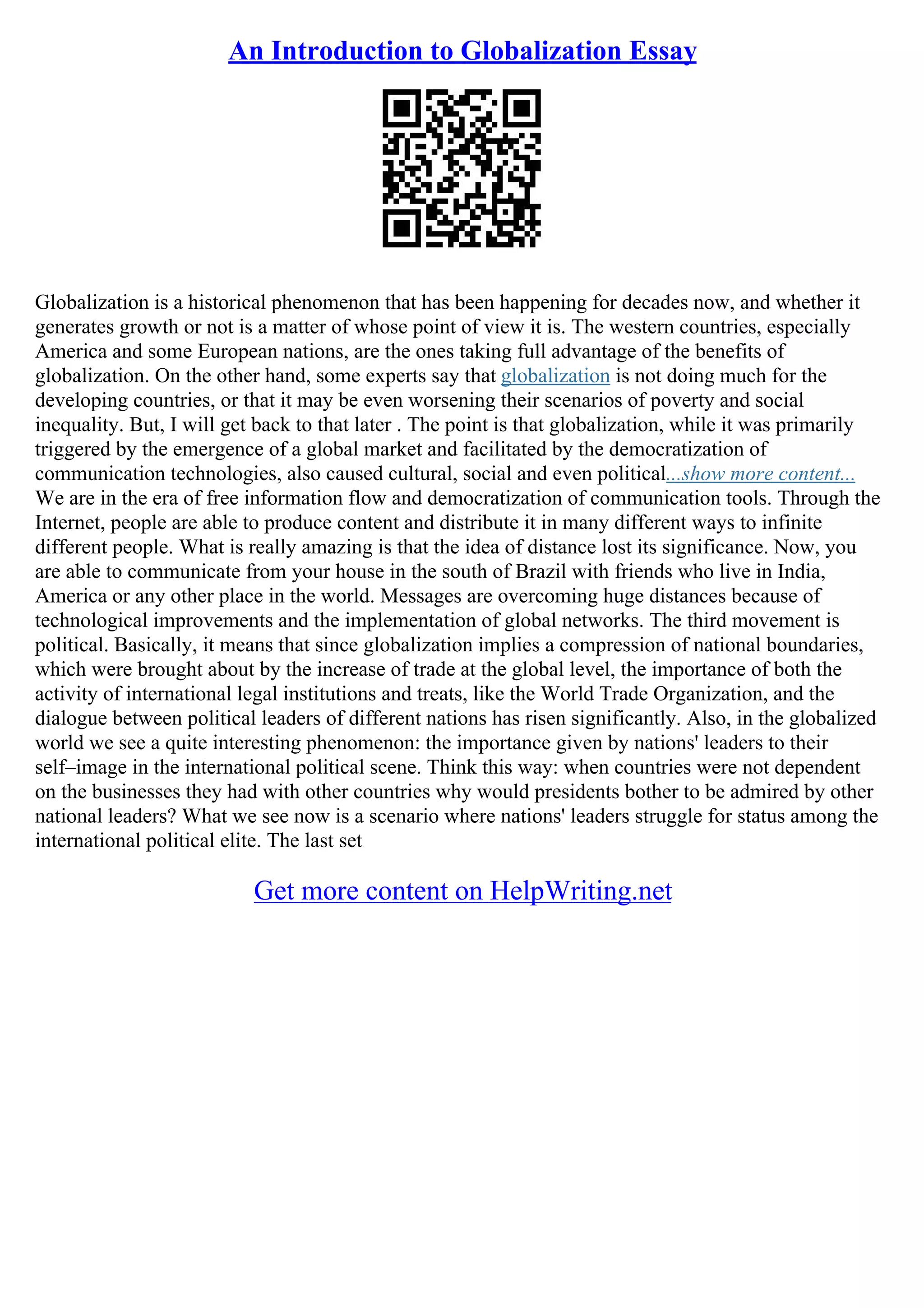Hook For Essays | PDF
