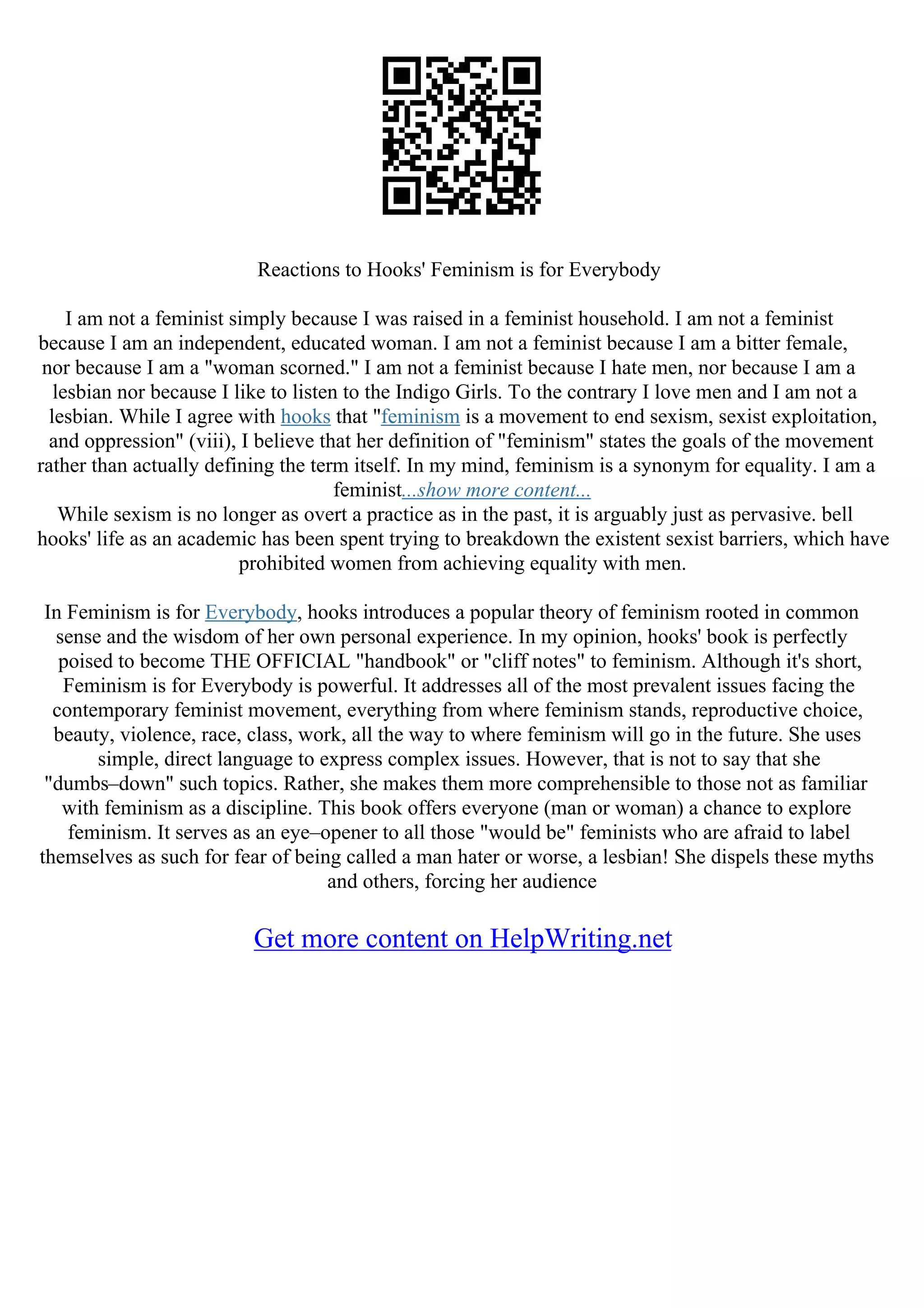 Hook For Essays | PDF