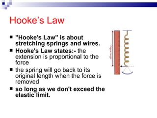 Hook's law | PPT