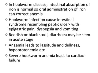 Hook worm | PPT | Medical Health