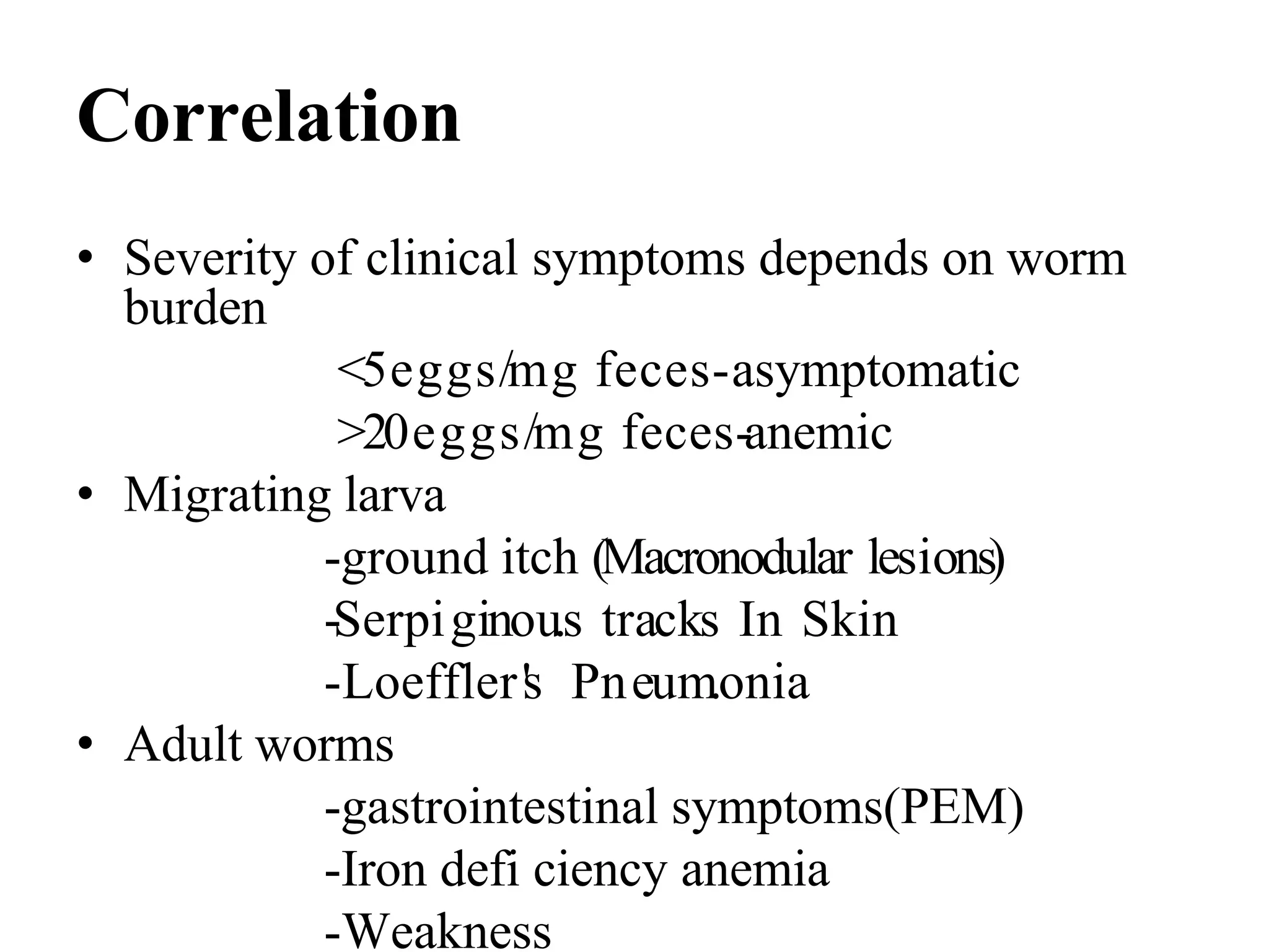 Hookworm as a part of worm infestation and common helminths | PPTX