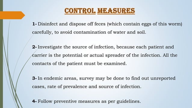 Slide to define about Hookworm infestation | PPT
