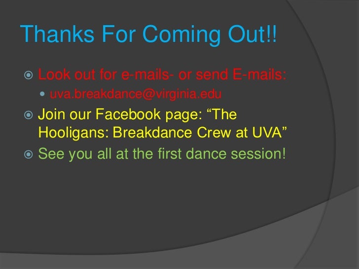 HOOLIGANS Interest Meeting Powerpoint