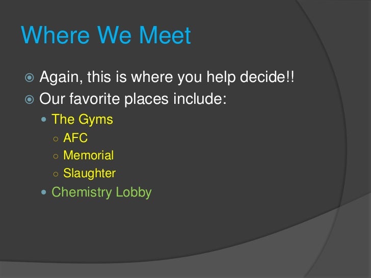 HOOLIGANS Interest Meeting Powerpoint