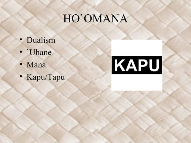 Hoomana pacific island | PPT