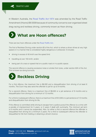 Hoon Laws WA | PDF | Crime & Harmful Acts to Individuals, Society ...