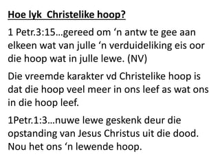 Die Hoop in ons | PPT