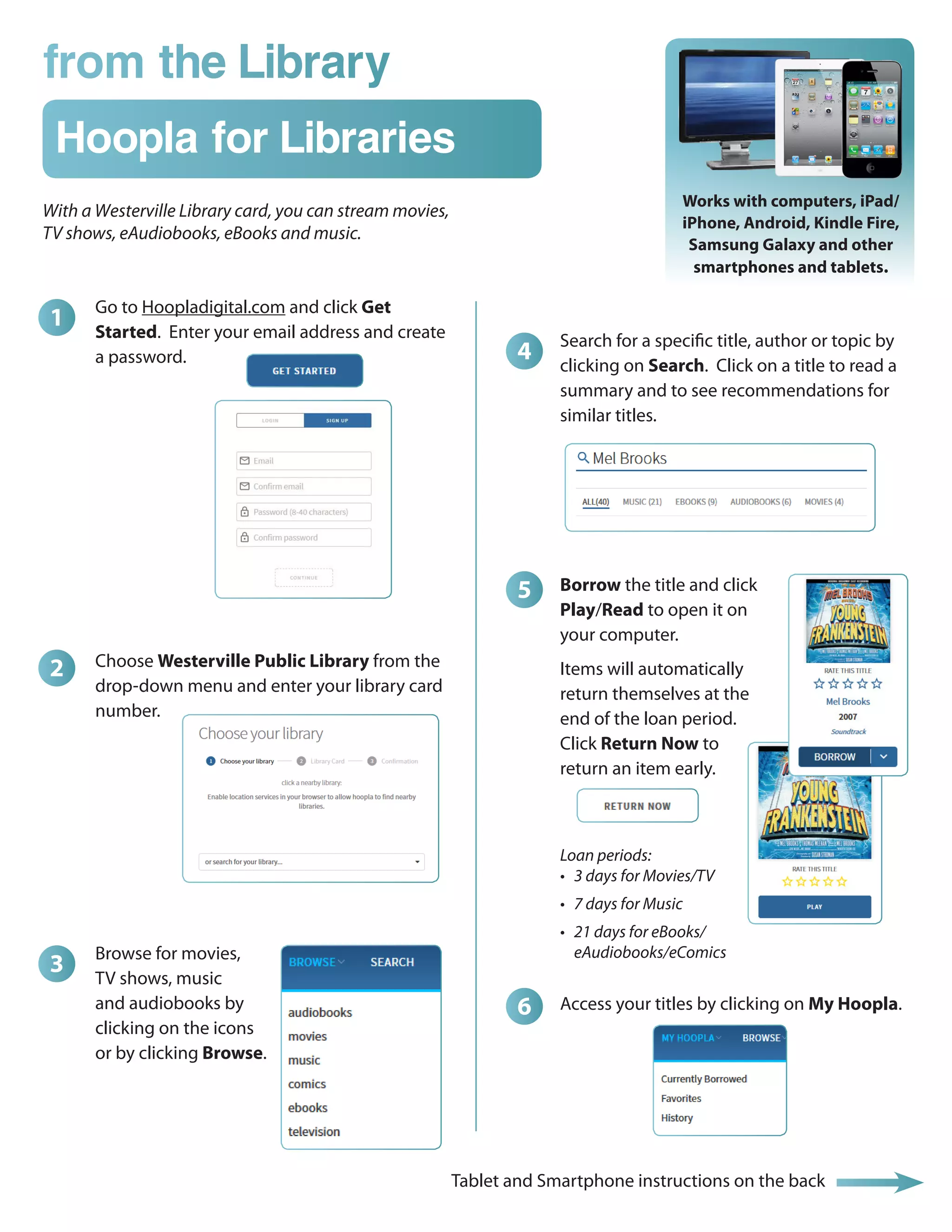 Hoopla for Libraries: Instructions for Your Computer or Device | PDF