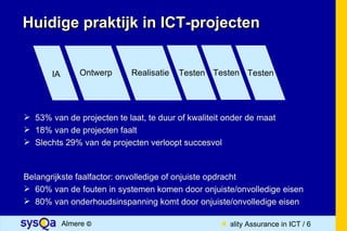 Kwaliteitsmanagement in ICT-projecten | PPT