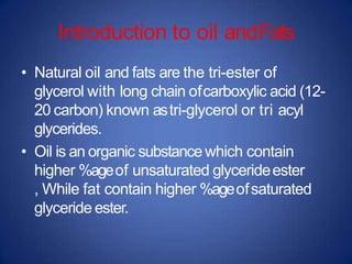 Hoor cookin oil | PPTX