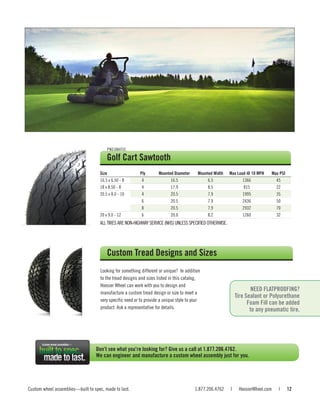 Hoosier Wheel Product Catalog | PDF