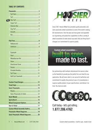 Hoosier Wheel Product Catalog | PDF