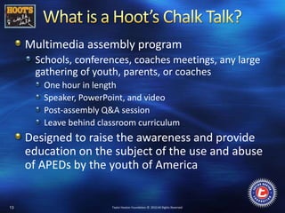 Hoots Chalk Talk Overview | PPT