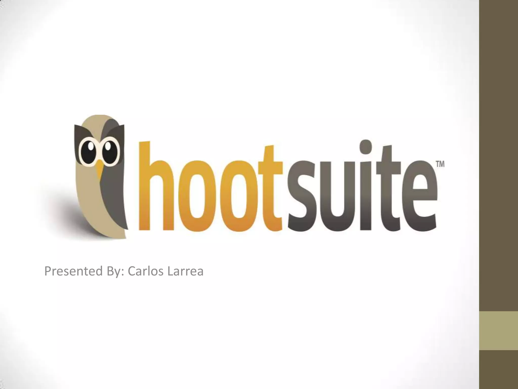 Hoot suite | PPT