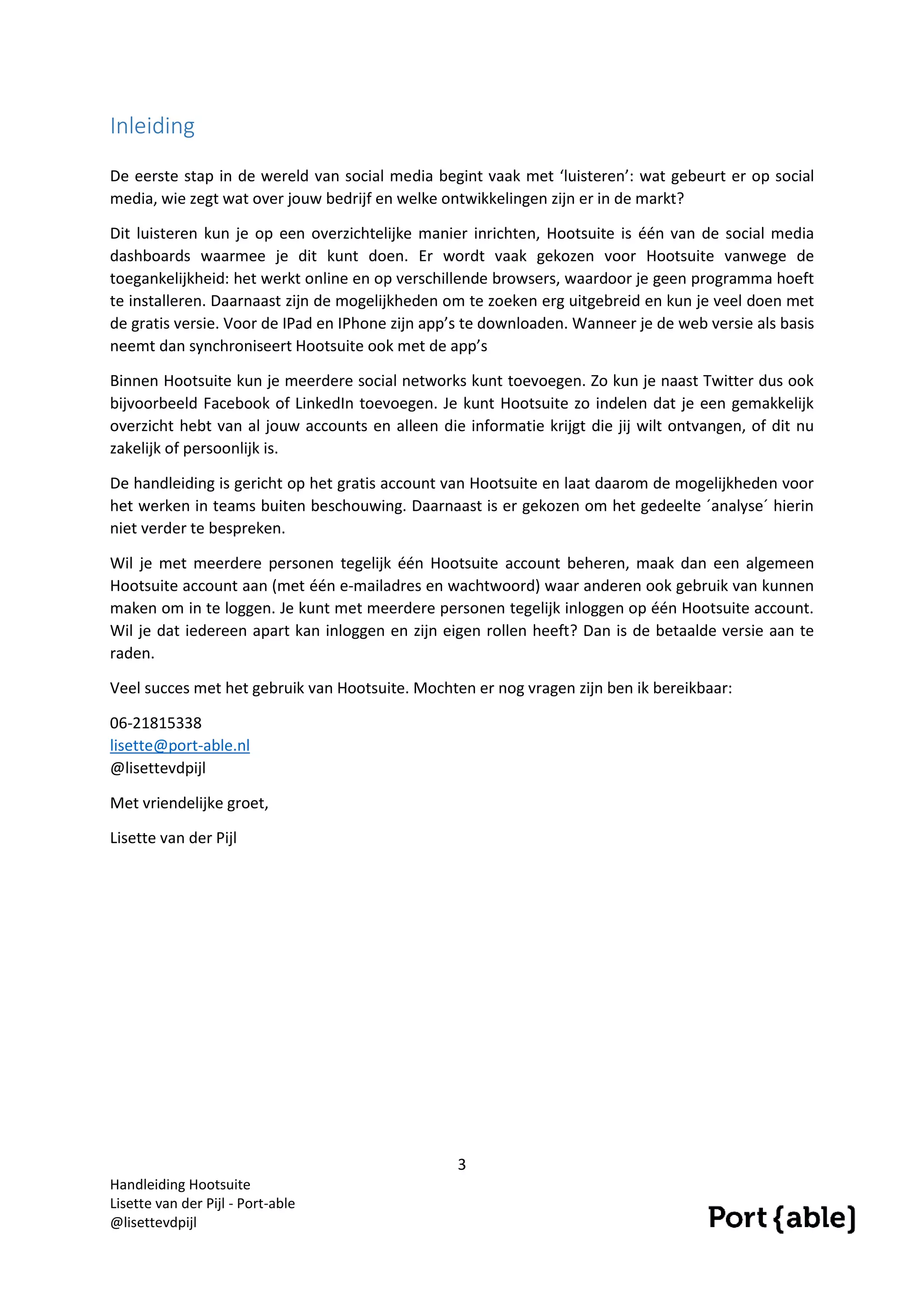 Hootsuite handleiding | PDF