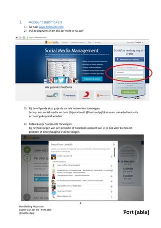 Hootsuite handleiding | PDF