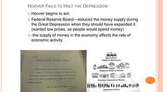 Hoover Policies throughout the Great Depression | PPTX