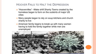 Hoover Policies throughout the Great Depression | PPTX