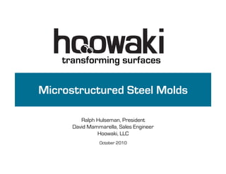 Hoowaki Overview October 2010 | PDF | Physics | Science