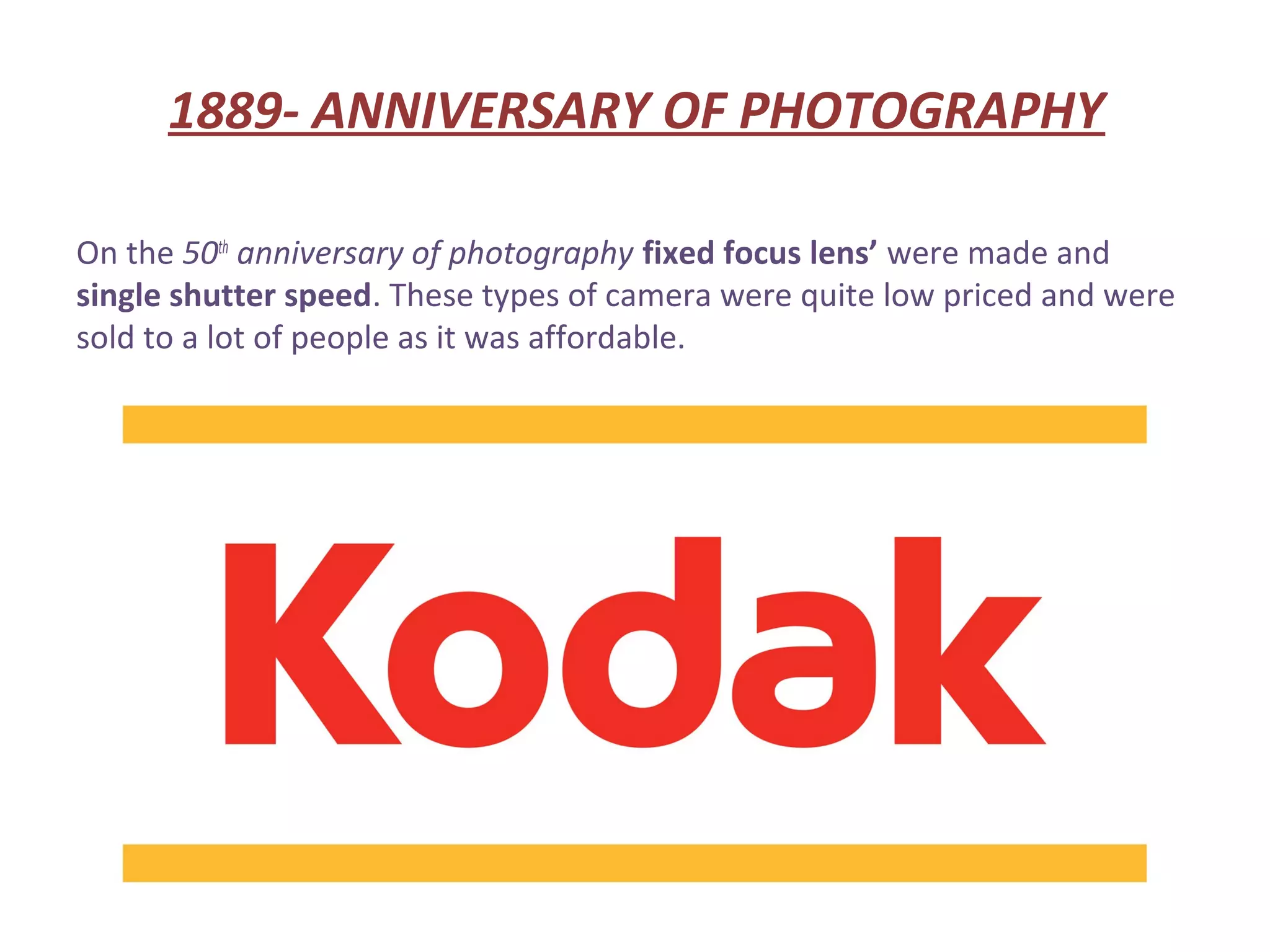 History of Photography | PPT