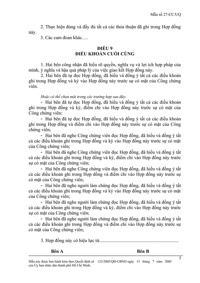 Hop dong-uy-quyen | PDF