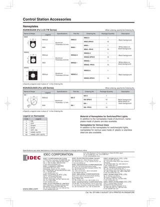 Hộp nút nhấn, hộp điều khiển IDEC Control Box - beeteco.com