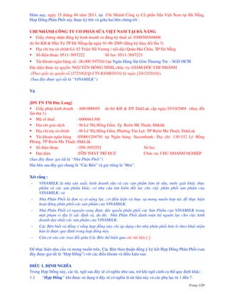 Hop Dong Vinamilk | PDF