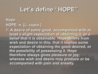 HOPE | PPT