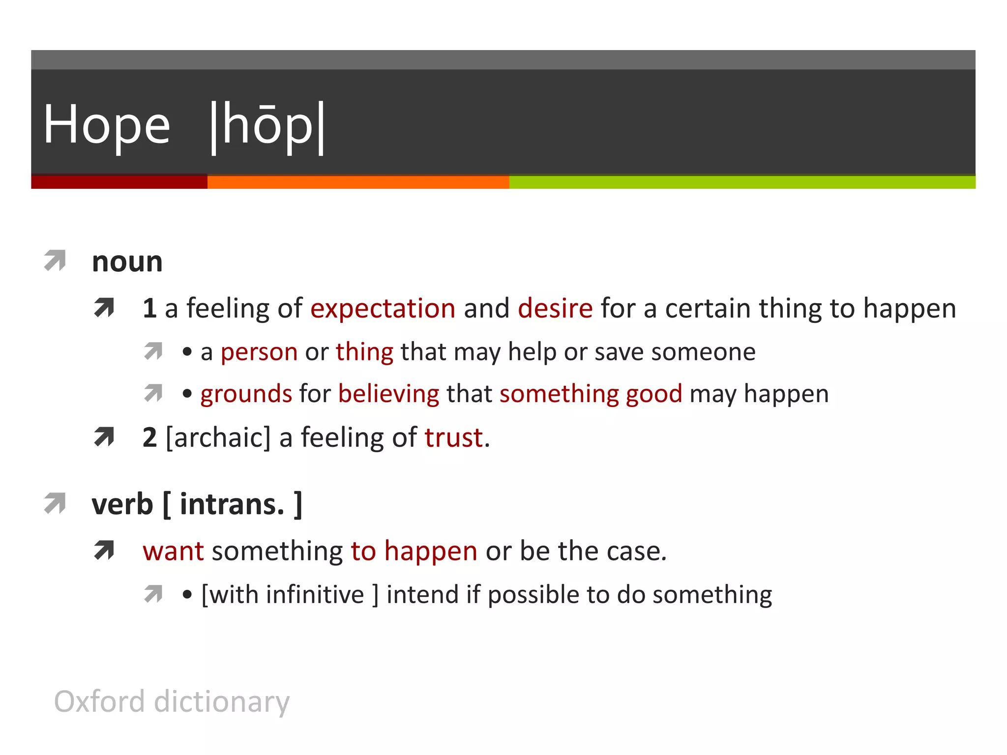 Hope | PPT
