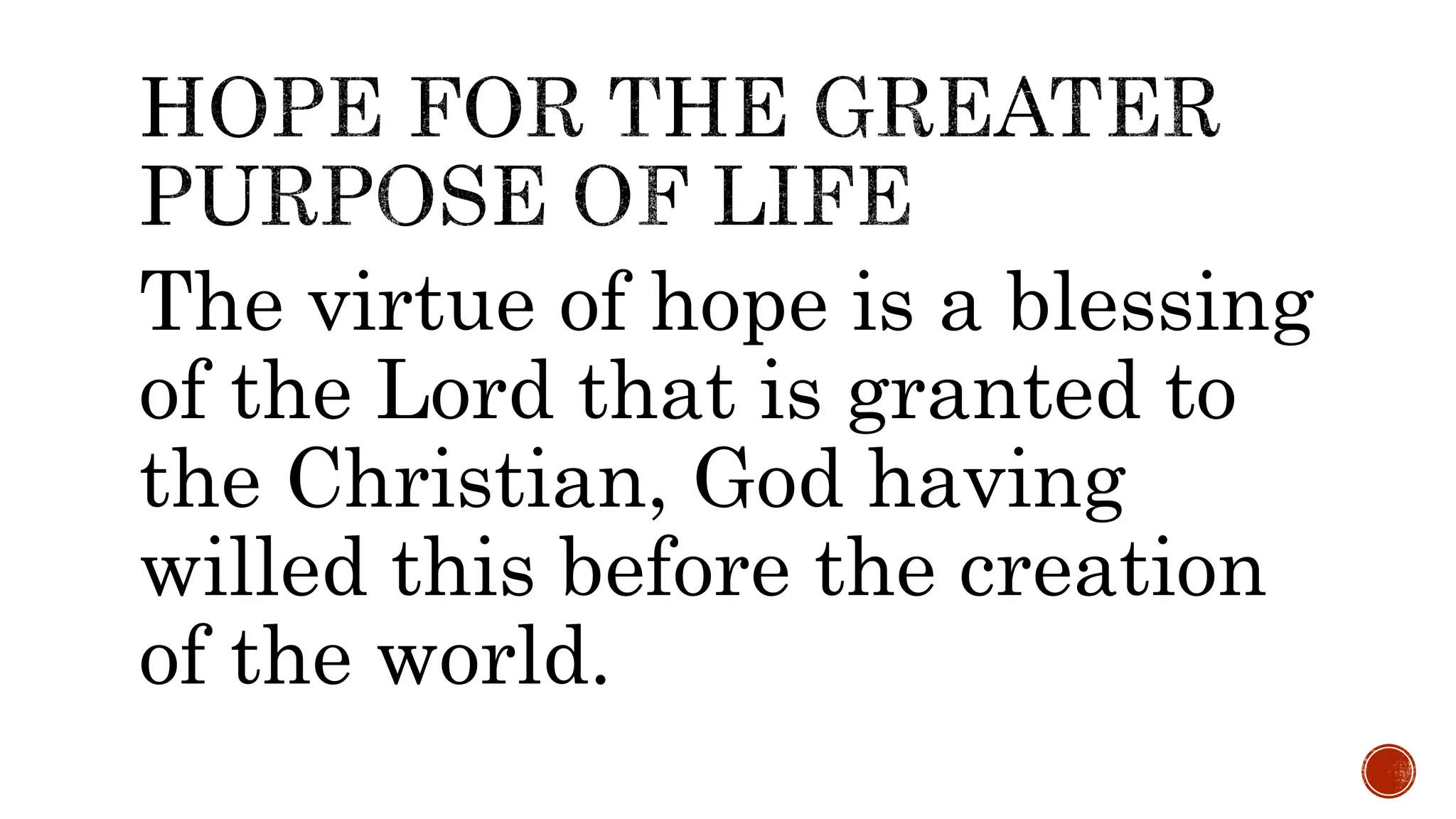 Hope | PPTX