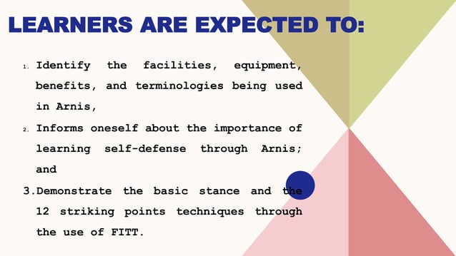 Hope 2 Module 3 Arnis Pdf Grade 11 Quarter 3 Pdf