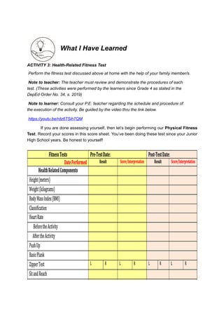 PHYSICAL EDUCATION AND HEALTH FOR GRADE 12 .pptx
