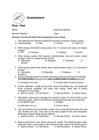 PHYSICAL EDUCATION AND HEALTH FOR GRADE 12 .pptx