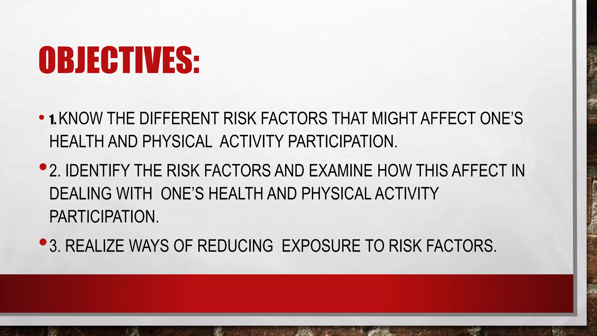 HOPE- Risk factors.pptx