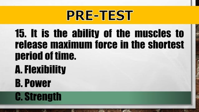 HOPE 11 Q1 MODULE 11.................... | PPTX | Physical Therapy ...