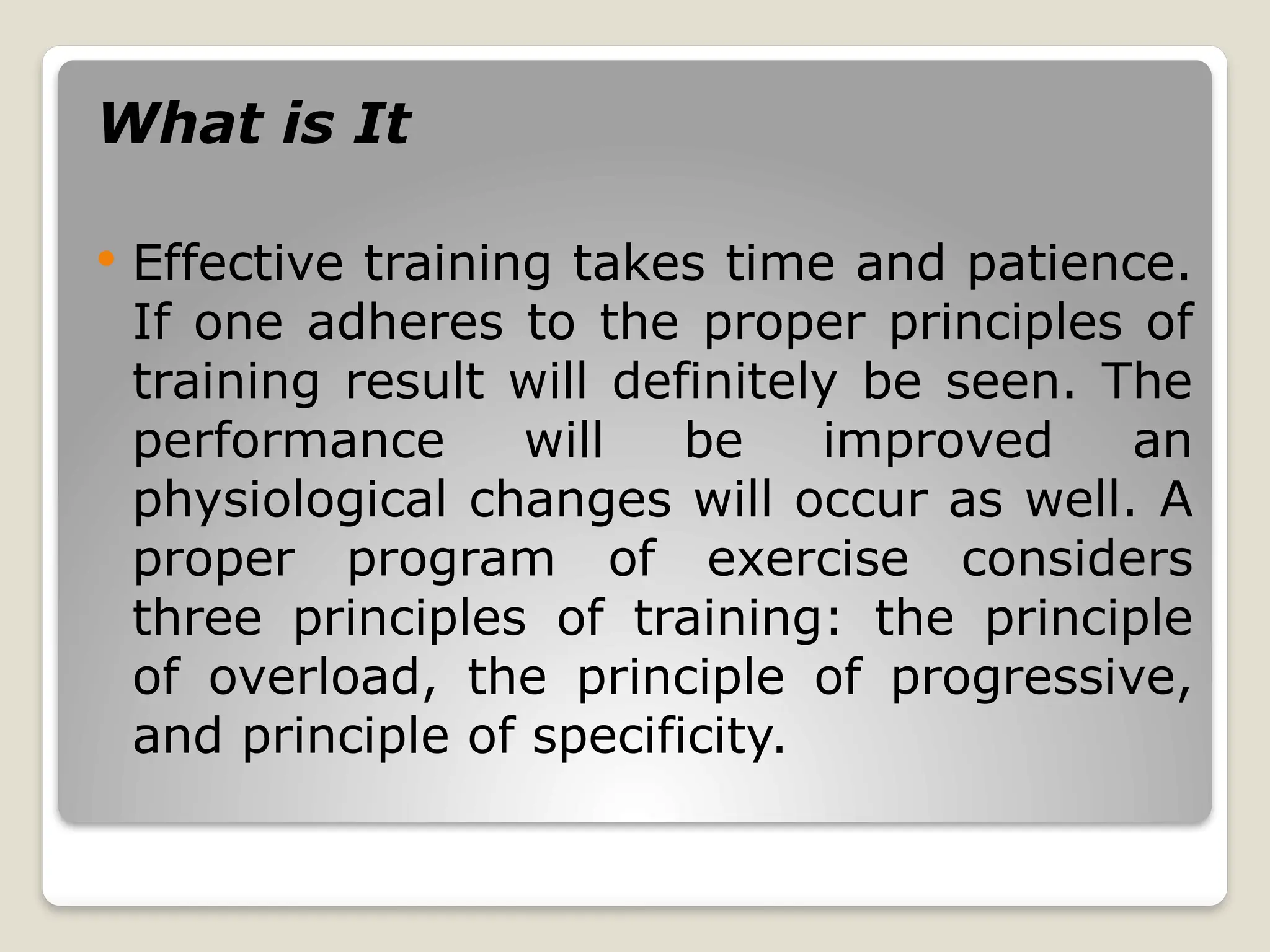 Health Optimzing Physical Education 1 FITT Principle | PPTX