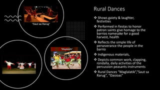 The Philippine Traditional Dances | PPTX