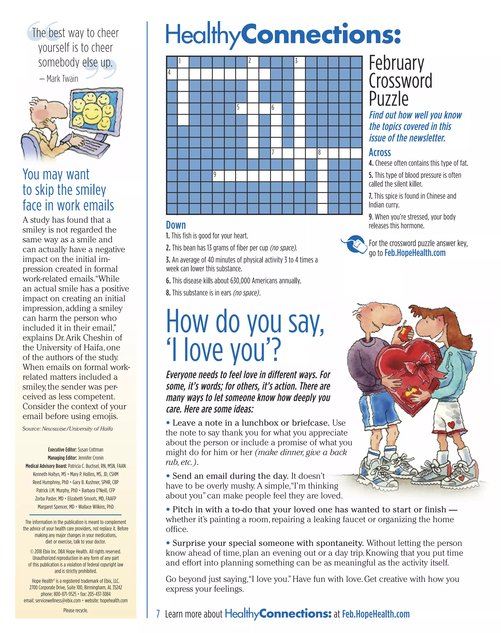 Hope Health Letter - February 2018 | PDF