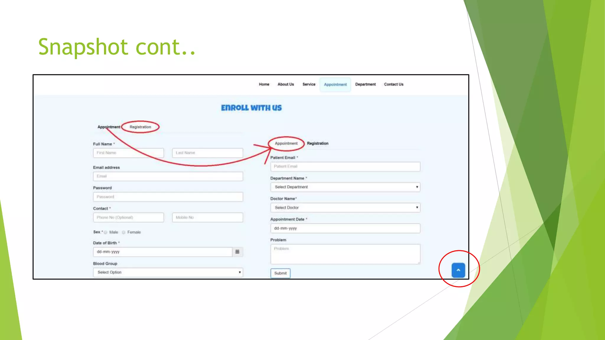 Hope health care centre, Hospital Management Website | PPT