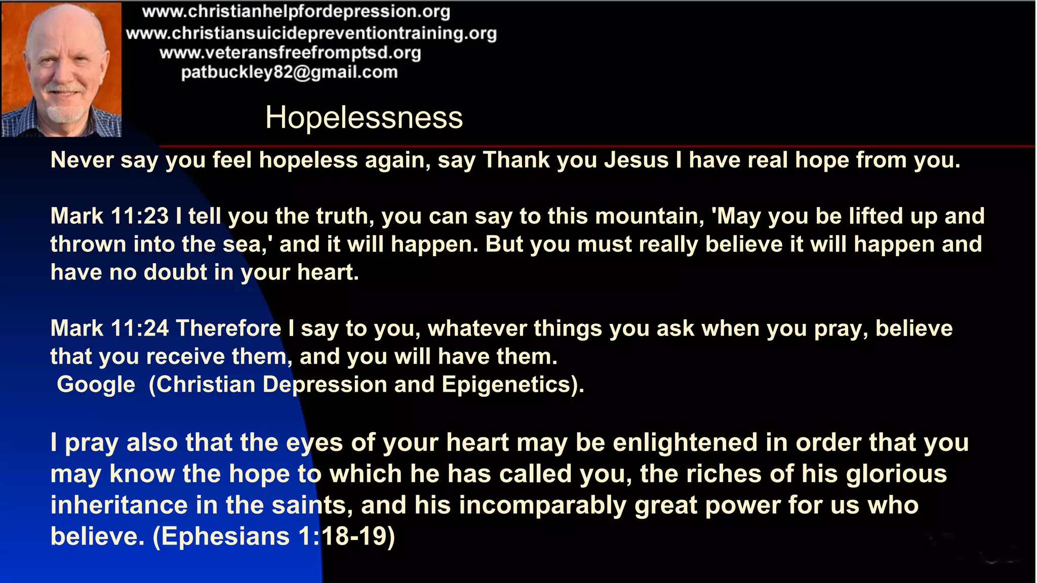 Christian Depression and Hopelessness | PDF