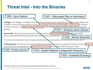 ATT&CKing with Threat Intelligence | PPTX | Operating Systems ...
