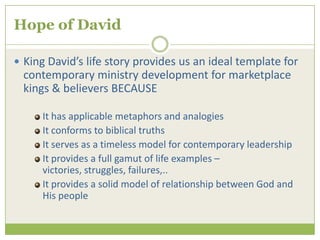 Hope of david outline | PPSX