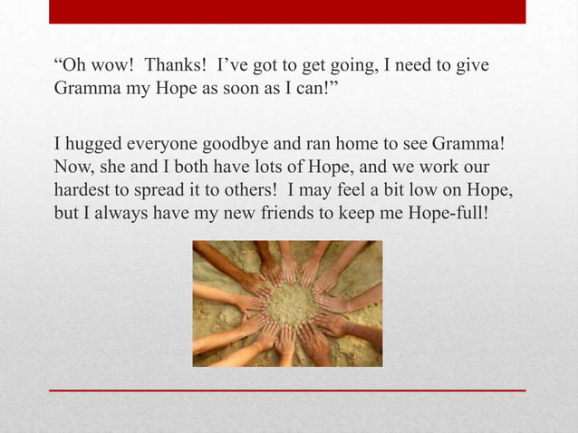 Hope visual story | PPT | Free Download