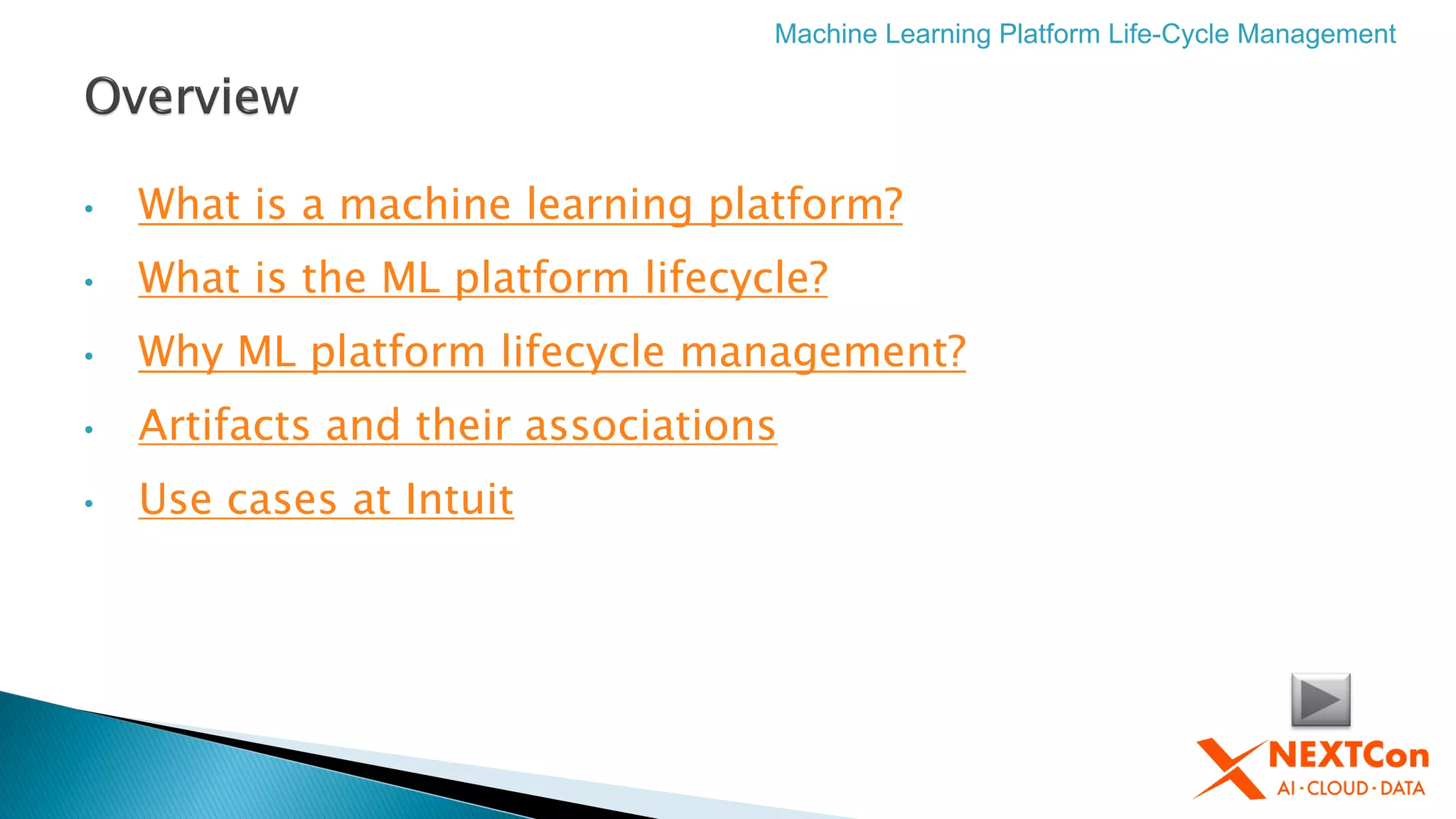 Machine Learning Platform Life-Cycle Management | PDF