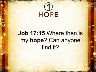 Hope wins | PPT