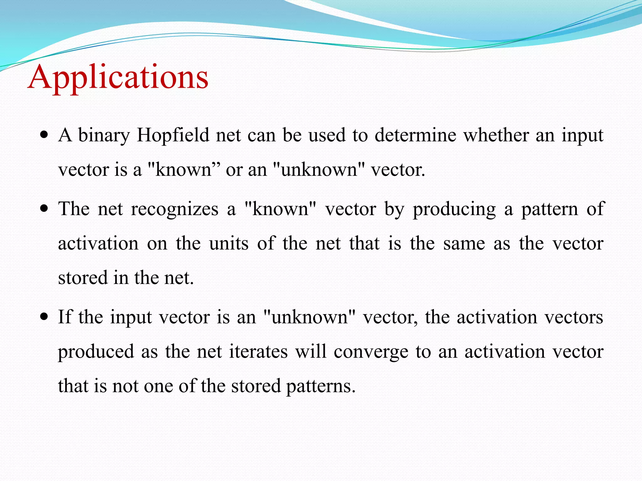 Hopfield Networks | PPTX