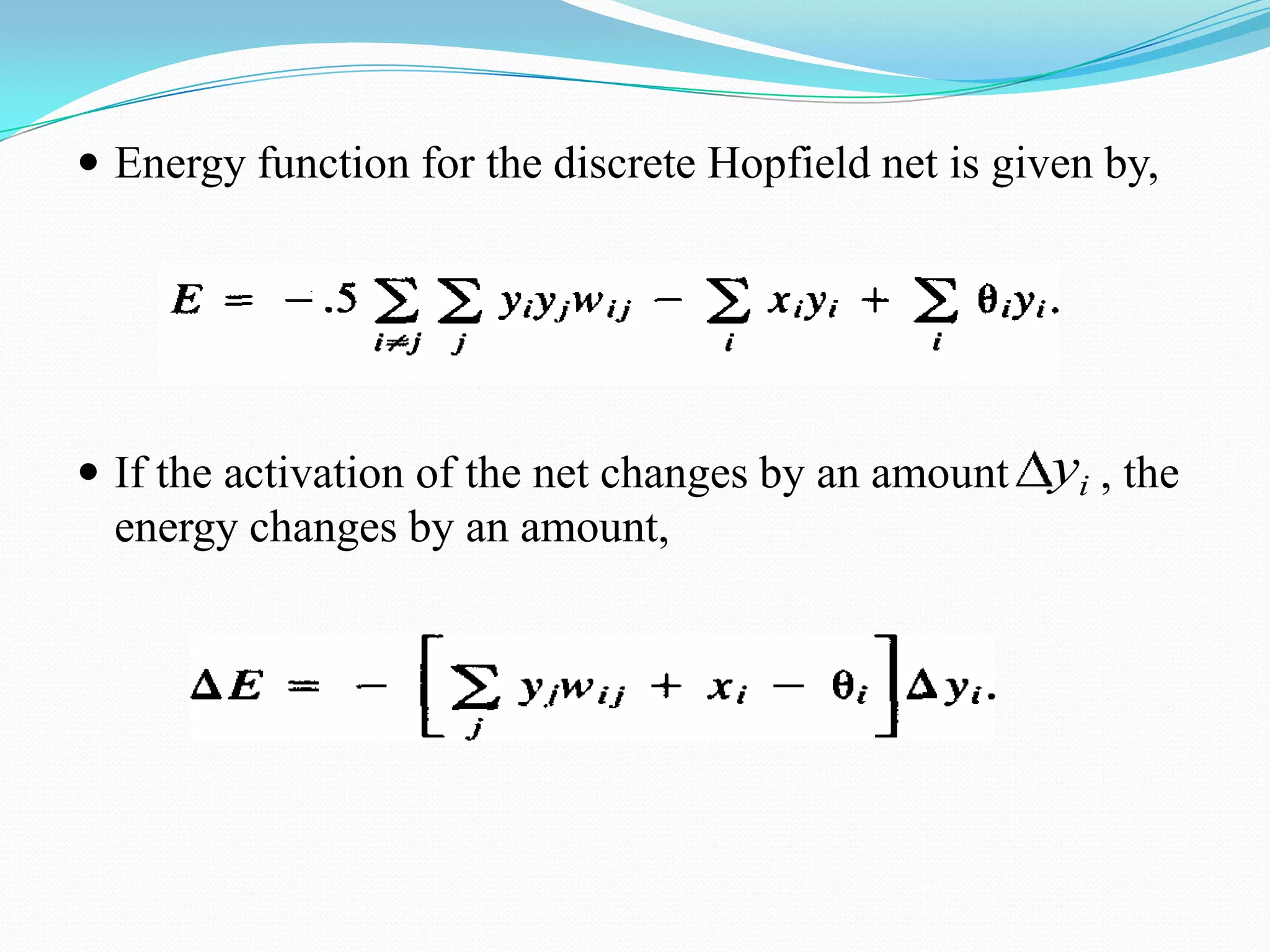 Hopfield Networks | PPTX