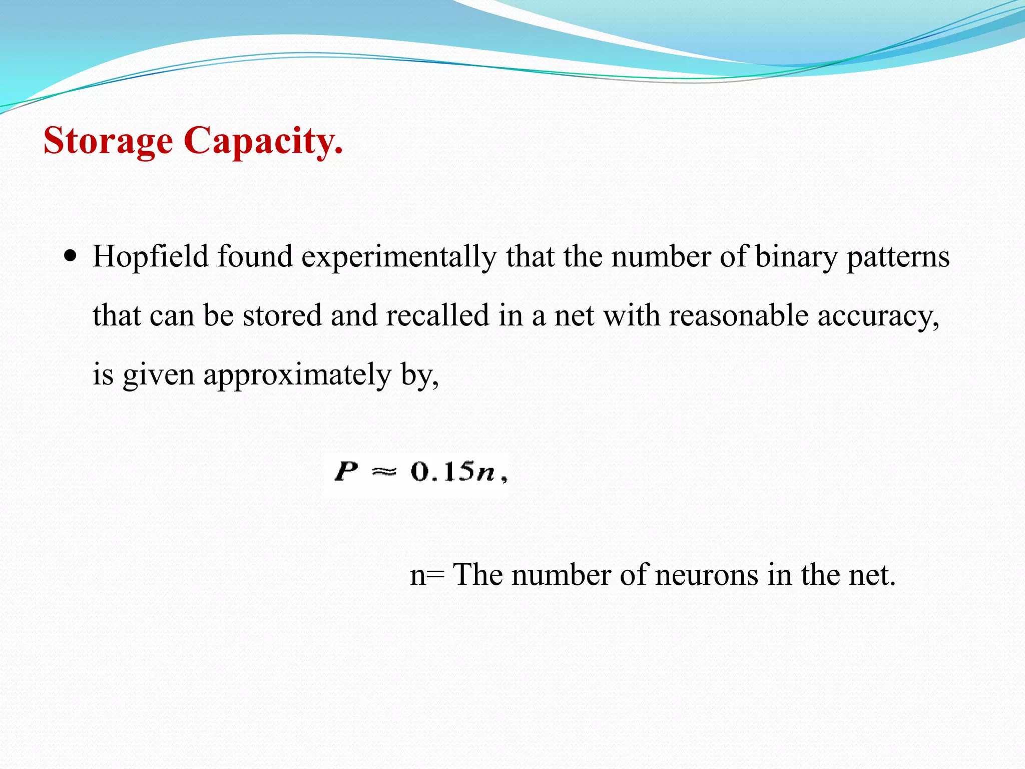 Hopfield Networks | PPTX