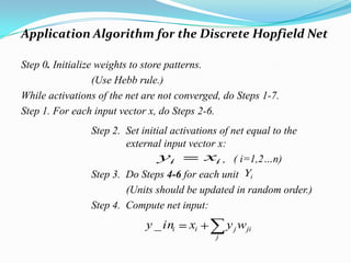 Hopfield Networks | PPTX