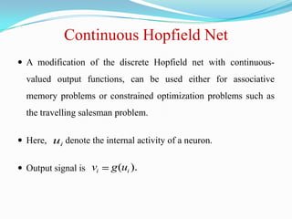 Hopfield Networks | PPTX